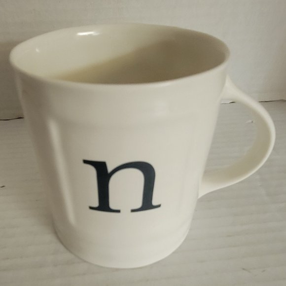 Williams Sonoma | Dining | Williams Sonoma Initial Mug Letter Small N ...